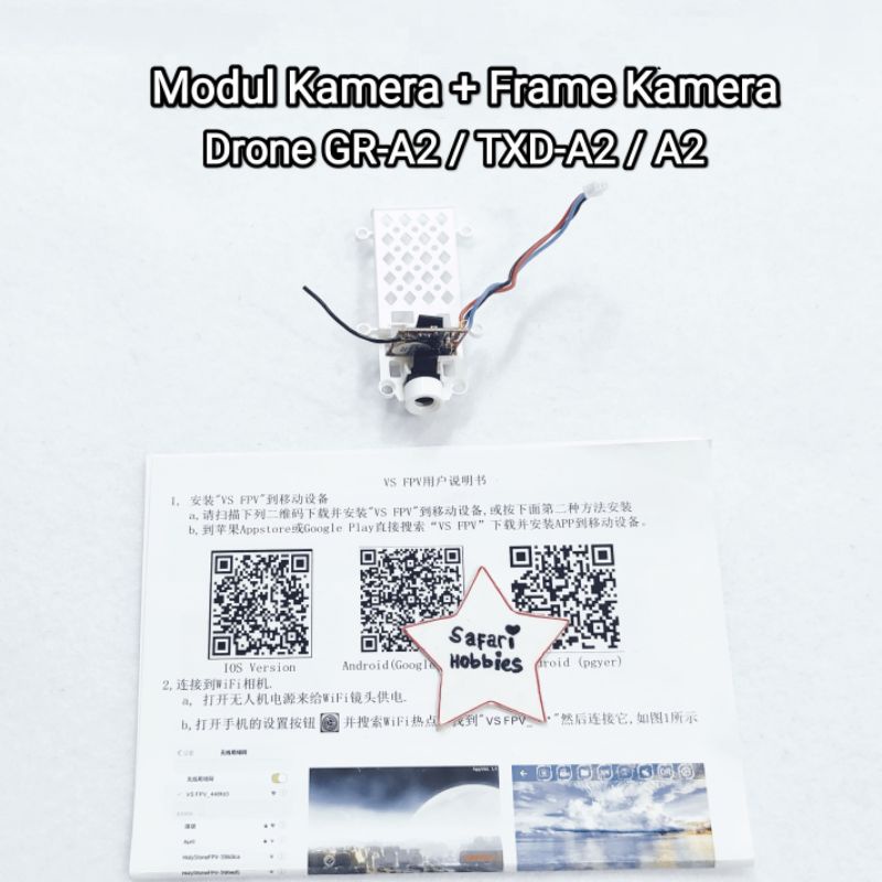Jual Modul Kamera + Frame Kamera Drone TXD-A2 / GR-A2 / A2 | Shopee ...