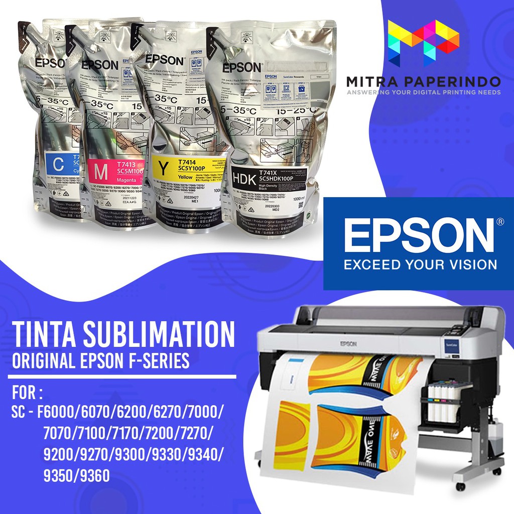 Jual Tinta Sublim Epson SC F6330 CMYK | Shopee Indonesia