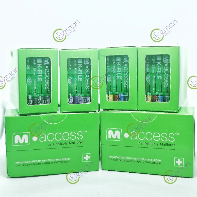 Jual Dentsply M-Access K-File 25mm M Access K File Jarum Endo PSA No ...