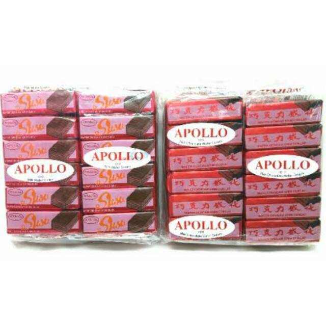 Jual Apollo wafer merah / apollo wafer malaysia murah | Shopee Indonesia