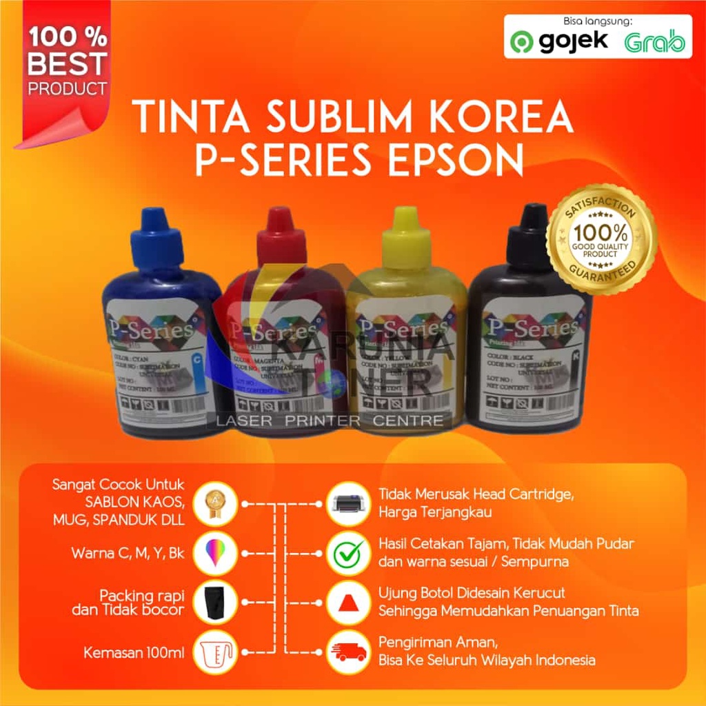 Jual Tinta P-Series Sublim Sublimation Sublime Sublimasi Ink Korea ...