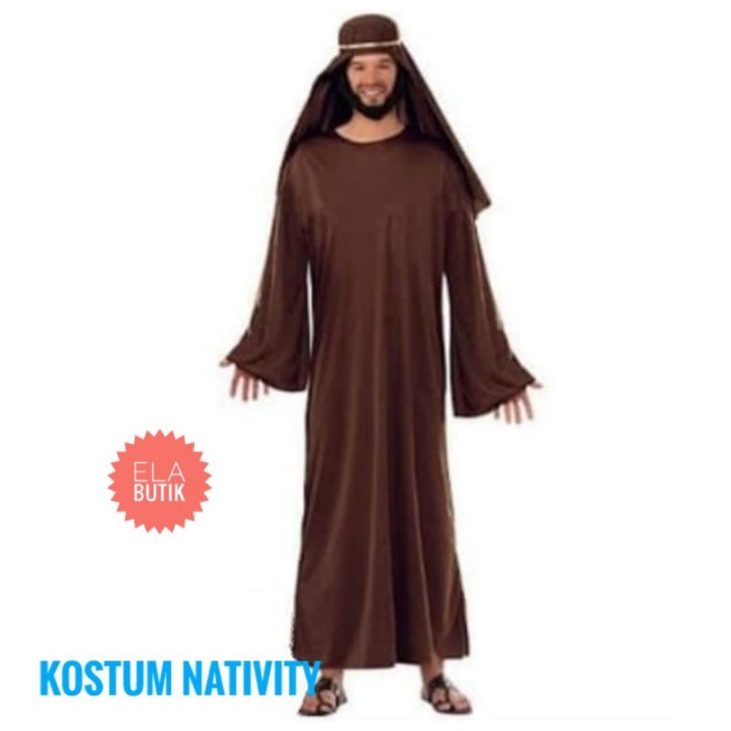 Jual kostum gembala-kostum yesus-kostum natal-dewasa | Shopee Indonesia