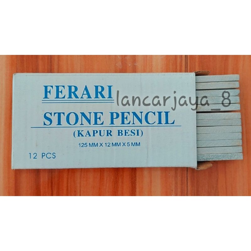 Jual KAPUR BESI FERRARI PUTIH - PLATE STONE PENCIL - PENSIL TULIS BESI ...
