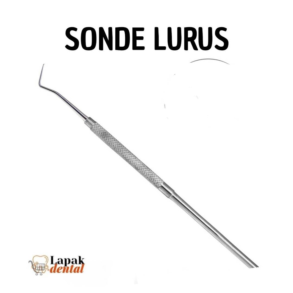 Jual Dental sonde lurus / probe lurus / alat kedokteran gigi | Shopee ...