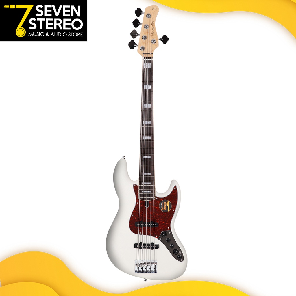 Jual Sire Bass V7 Alder 5 String Artic White | Shopee Indonesia