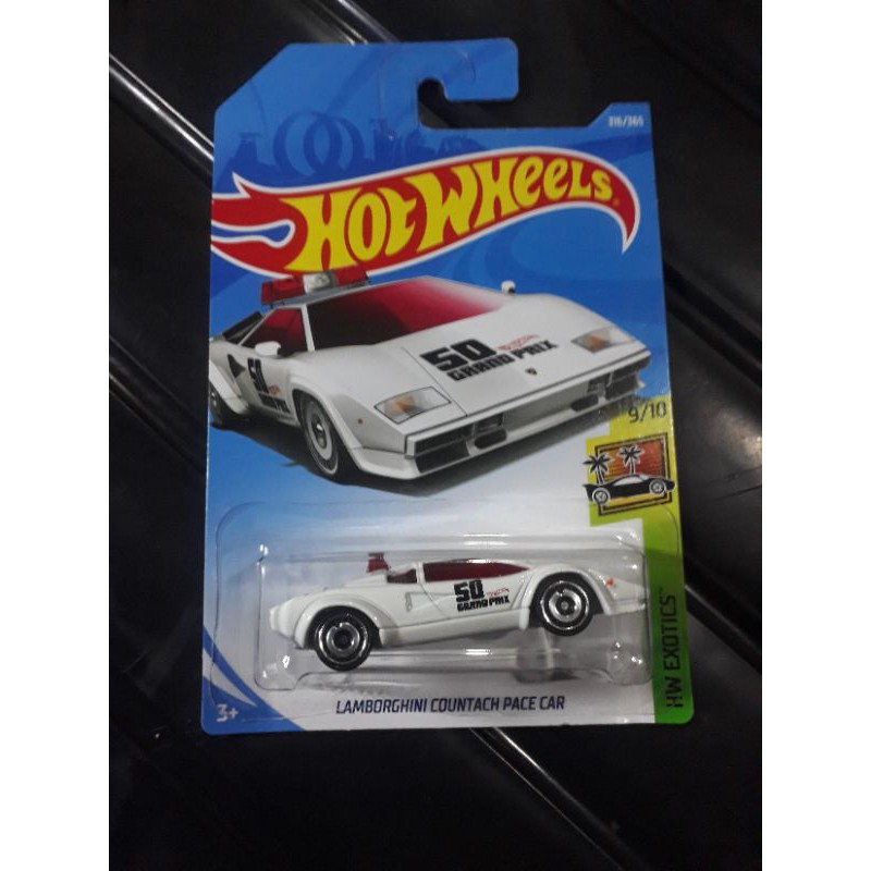 Jual Hotwheels LAMBORGHINI COUNTACH PACE CAR putih hw exotics | Shopee ...