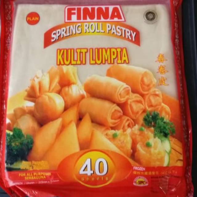 Jual Kulit Lumpia Finna uk besar 215 x 215mm | Shopee Indonesia