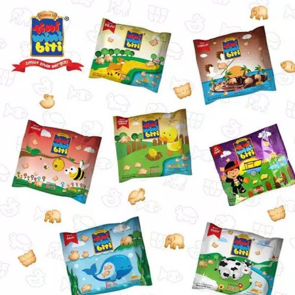 Jual TINI WINI BITI 18 GRAM MAKANAN RINGAN SNACK BISKUIT ANEKA BENTUK ...