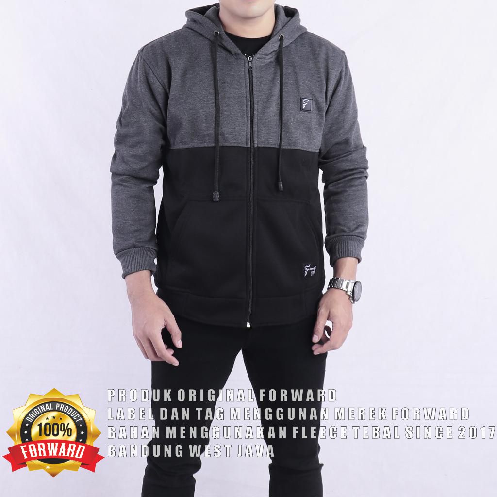 Jual Jaket Sweater Hoodie Resleting Zipper Polos Pria & Wanita Premium ...