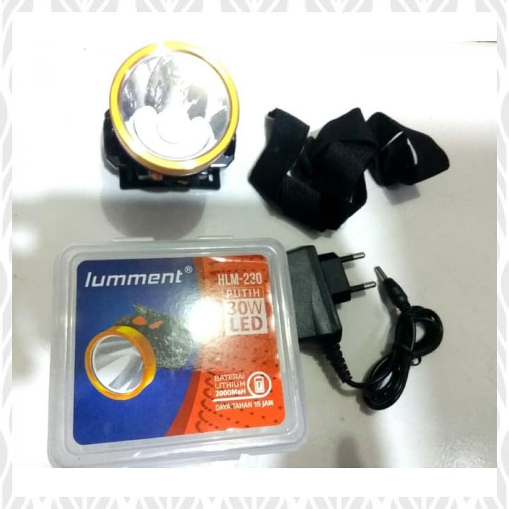 Jual SENTER KEPALA LED 30 WATT PUTIH/ KUNING LUMMENT HLM 230 - KUNING ...
