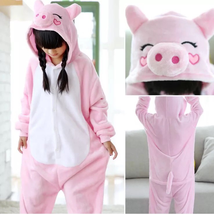 Jual KOSTUM BAJU ONESIE PIG PIGGY BABI PIYAMA ANAK | Shopee Indonesia