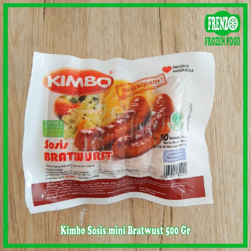 Jual Kimbo Mini Bratwurst isi 10 Pcs 500 Gr | Shopee Indonesia