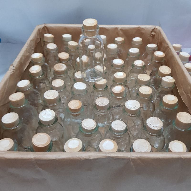 Jual / 10 PCS TUTUP BOTOL KAYU UKURAN 100ML / tutup botol untuk botol ...