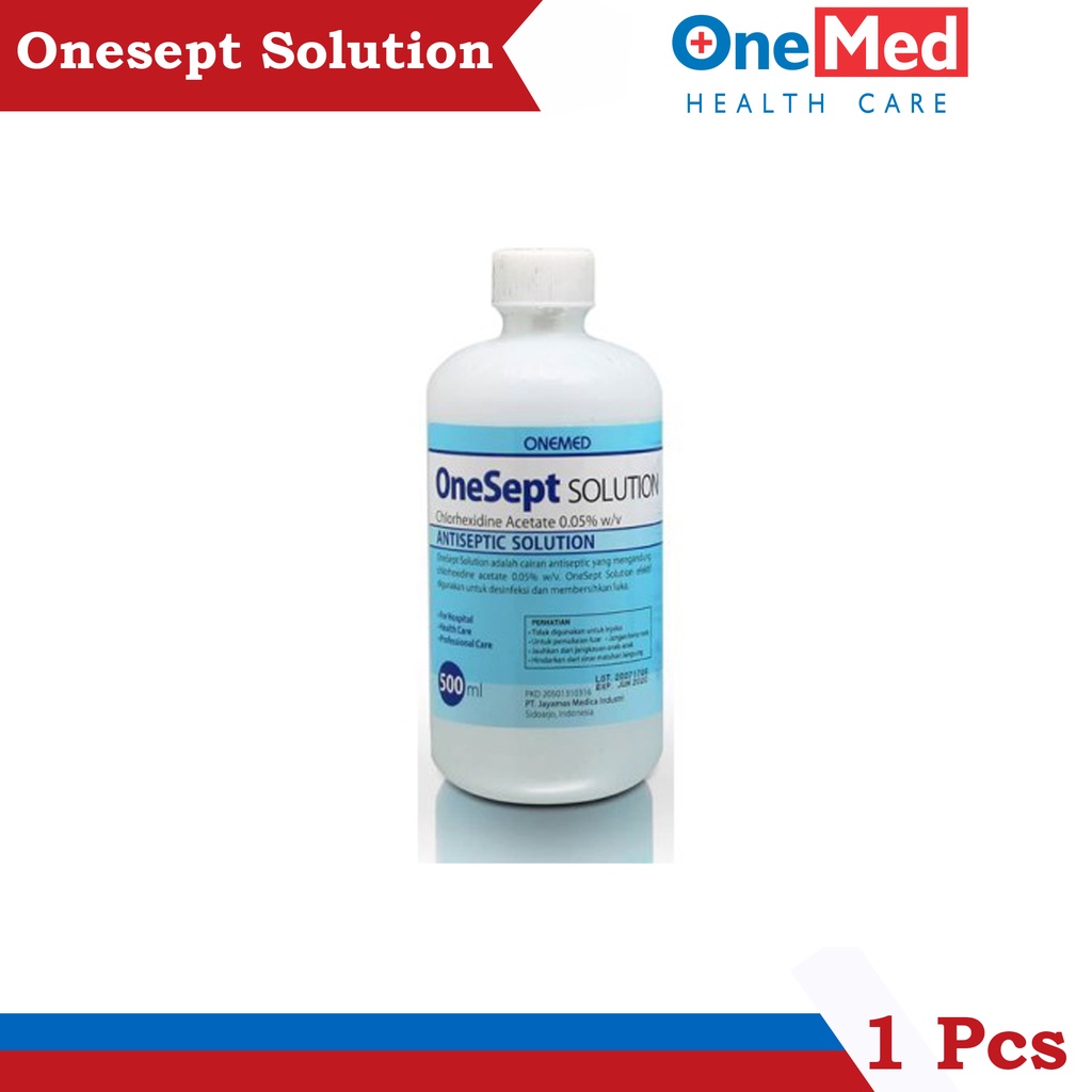 Jual 1 Pcs OneSept Solution 500ml OneMed | Shopee Indonesia