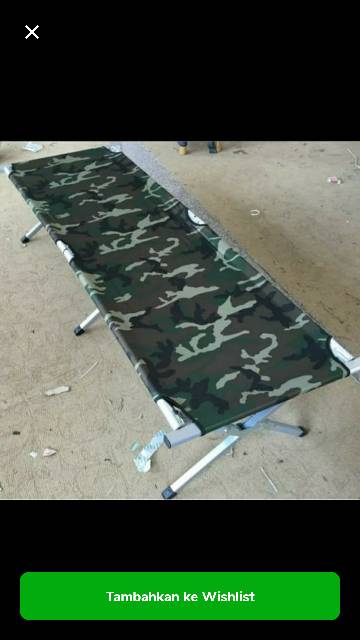 Jual TENDA VELBED RANJANG LIPAT ALUMINIUM LORENG CAMPING BEG - hijau ...