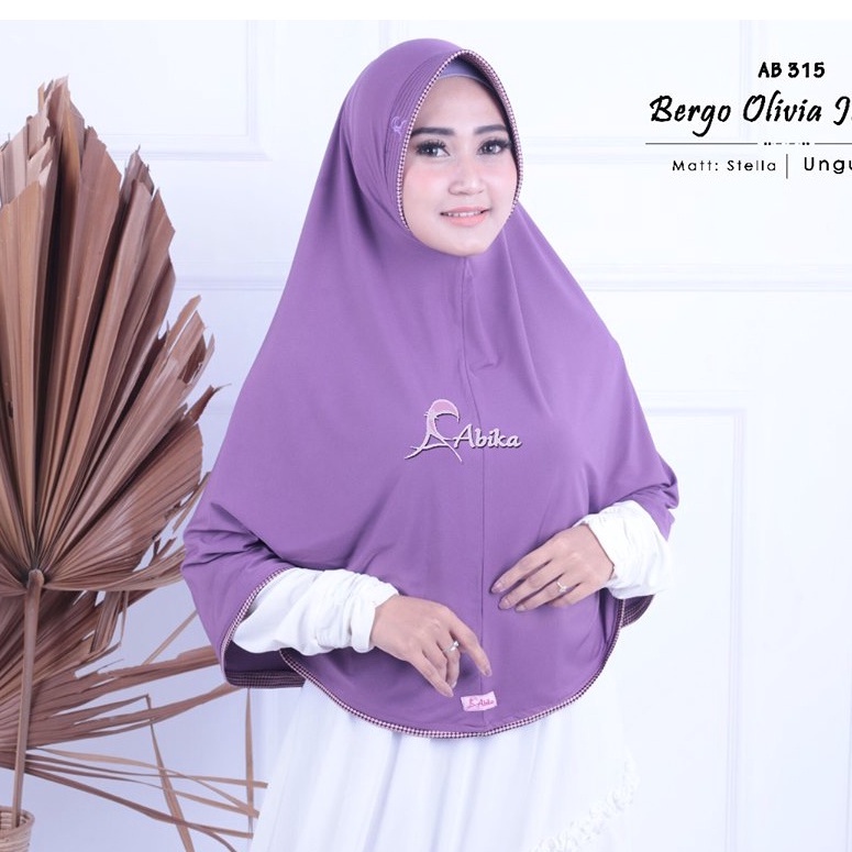 Jual OLIVIA jumbo bergo by abika hijab ( stella premium ) | Shopee ...