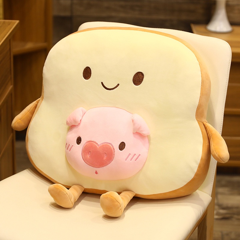 Jual [LOGU] Bantal selimut roti sandwich, Balmut roti lucu, Cute ...