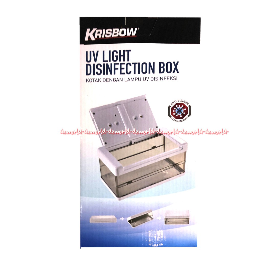 Jual Krisbow UV Light Disinfection Box Kotak Dengan Lampu UV | Shopee ...