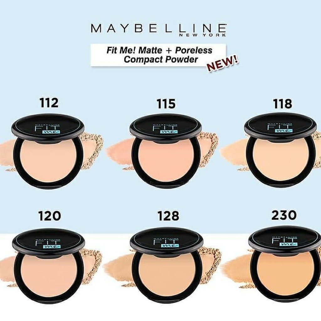 Jual MAYBELLINE FIT ME MATTE + PORELESS COMPACT POWDER SPF 32 / PA ...