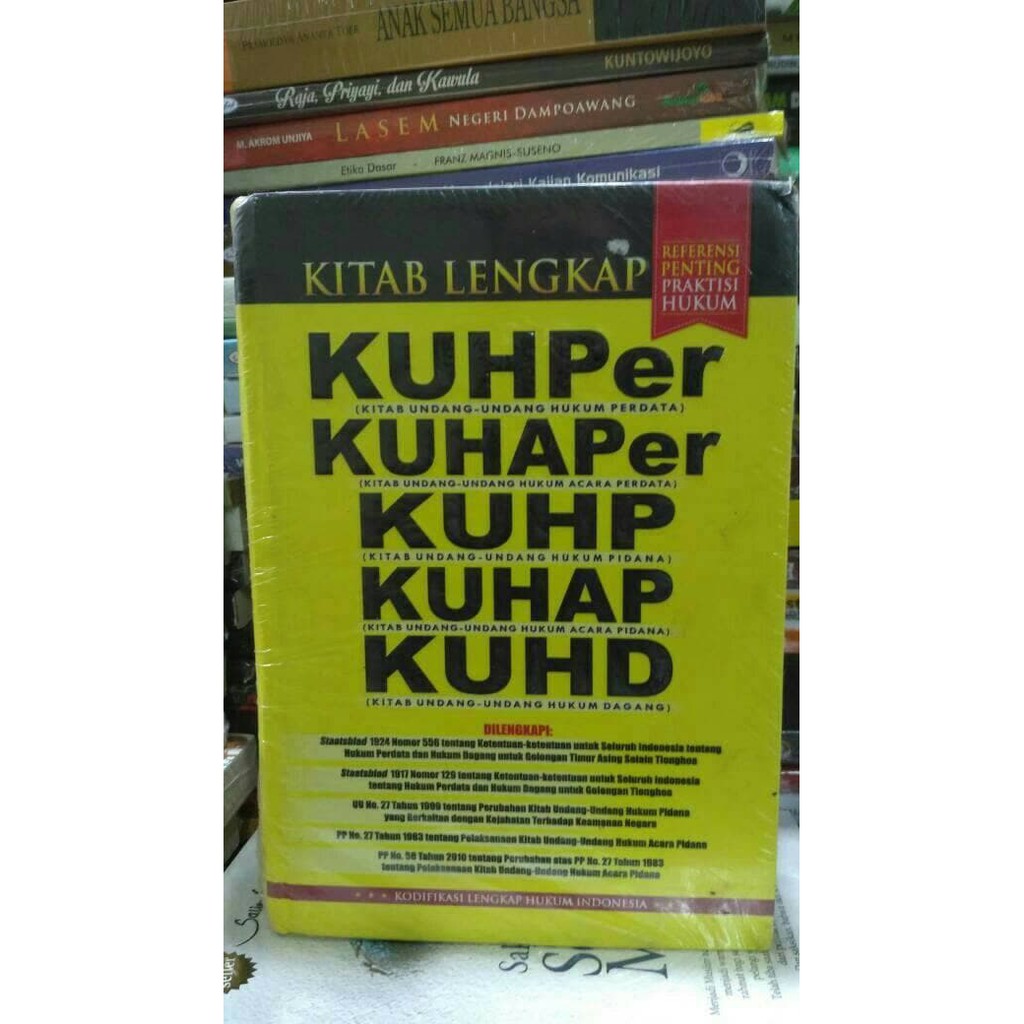 Jual IB KITAB LENGKAP KUHper KUHAper KUHP KUHAP DAN KUHD Limited ...