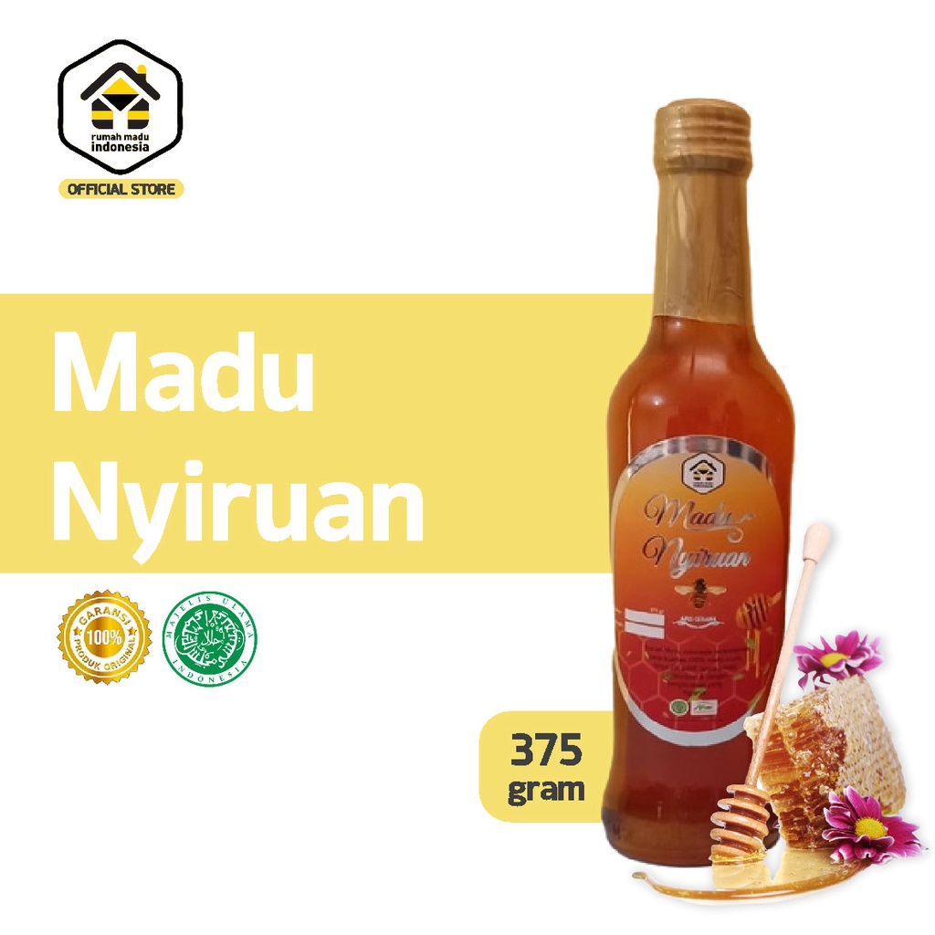Jual Madu Hutan Madu Nyiruan Madu Murni 375gr Asli 100% Tanpa Campuran ...