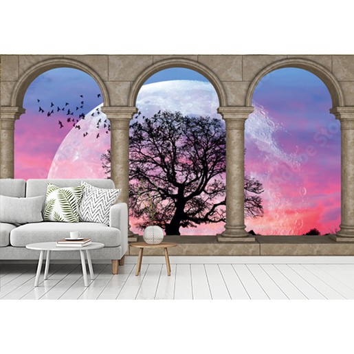 Jual wallbaner 3d DINDING Wallpaper ruang tamu minimalis | Shopee Indonesia