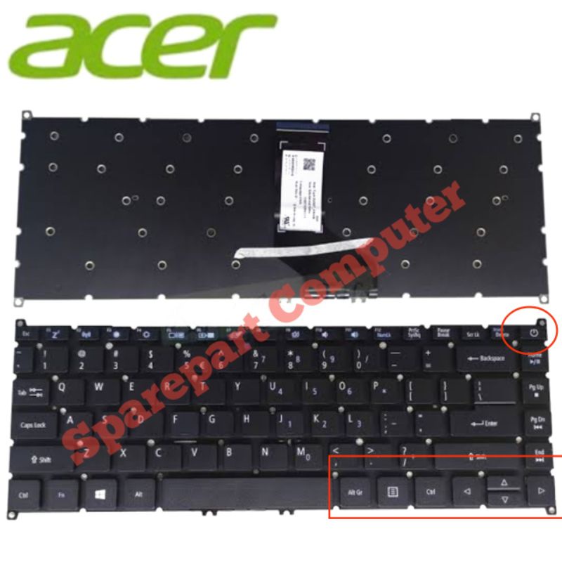 Jual Keyboard Acer Aspire 3 A314 A314-21 A314-41 A314-33 A314-31 A514 ...
