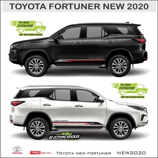 Jual Stiker Toyota new fortuner stiker samping mobil Stiker TRD ...