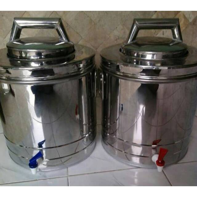Jual Tabung Es Puter 5 Liter komplit Luar Dalam Stainless | Shopee ...