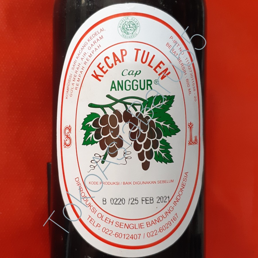 Jual Kecap anggur manis / kecap tulen cap anggur 600ml | Shopee Indonesia
