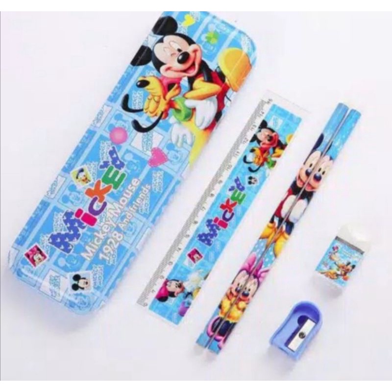 Jual kotak pensil set 6 in 1 alat tulis pencil set | Shopee Indonesia