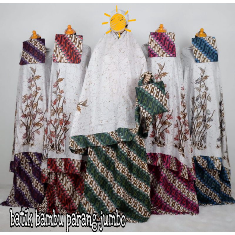 Jual MUKENA BATIK BAMBUPARANG JUMBO | Shopee Indonesia