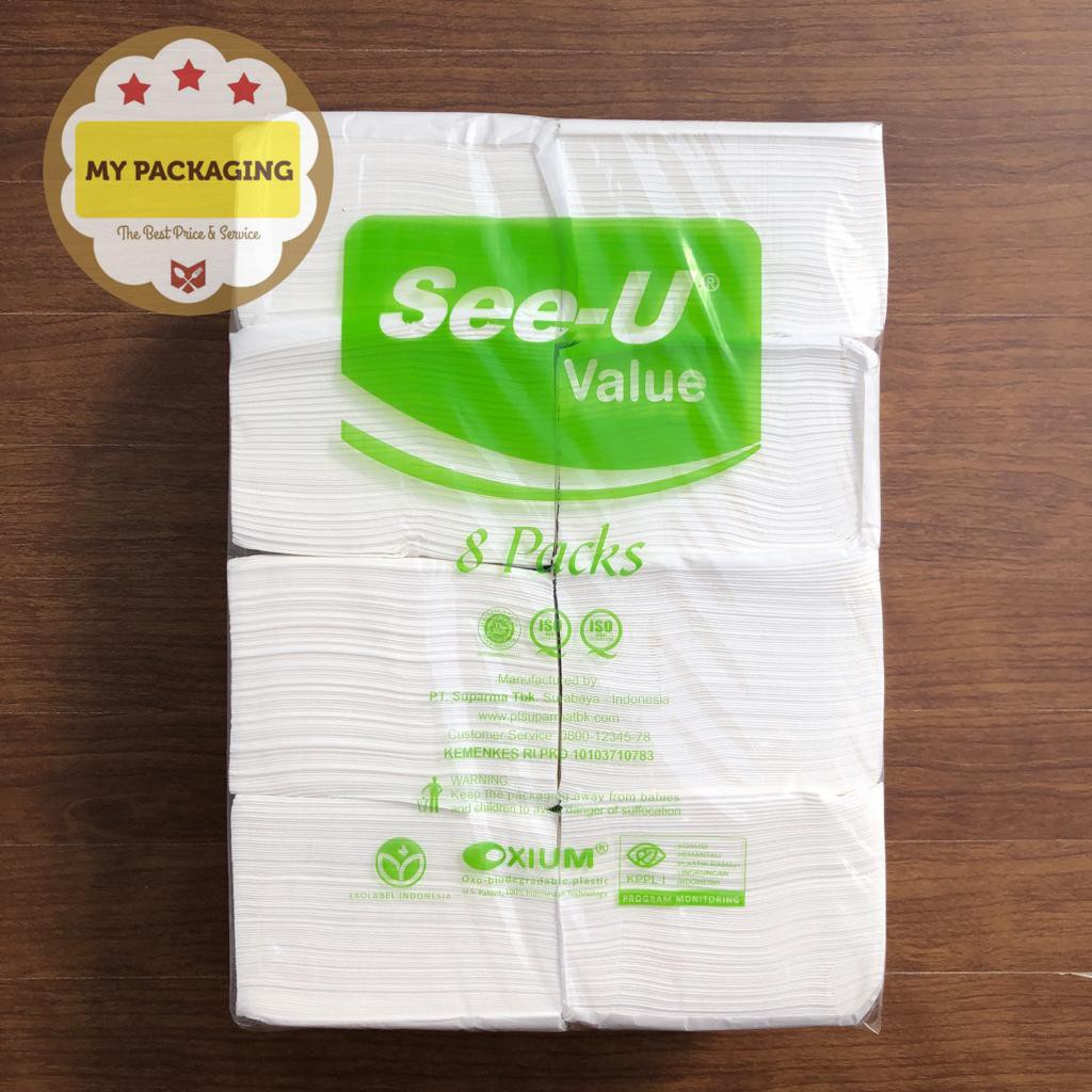 Jual Tissue Pop-Up Tisu Tisue SEE-U 150sheet (8 in 1) | Shopee Indonesia