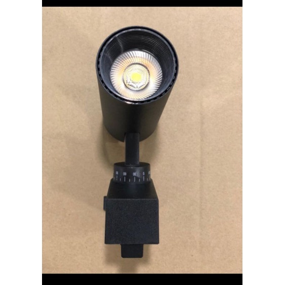 Jual lampu spot rel 10w 20w 30w 10 20 30 watt spotlight led sorot tembak led lukisan track spot ...