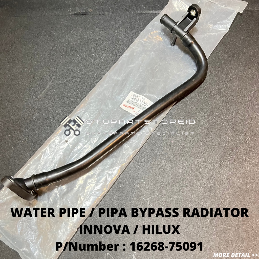 Jual PIPA BYPASS / SELANG BYPASS PIPA RADIATOR INNOVA FORTUNER HILUX ...