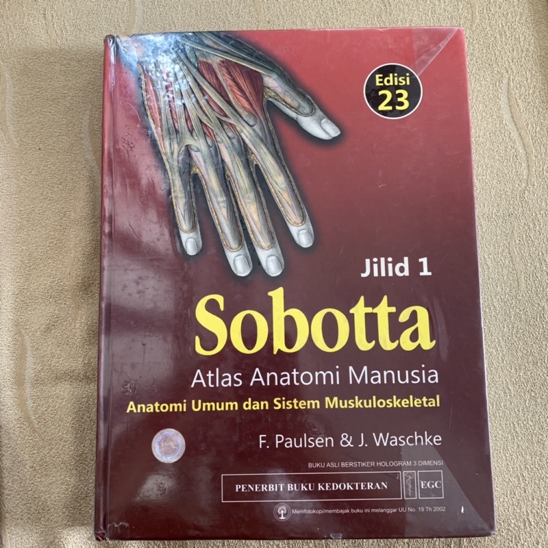 Jual SOBOTTA EDISI 23 JILID 1 JILID 2 ATLAS BUKU SOBOTTA ANATOMI ...