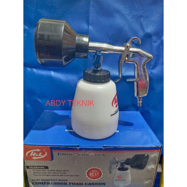 Jual alat semprot busa foam lance dengan compressor | Shopee Indonesia