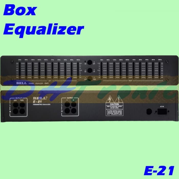 Jual Box Equalizer 20 Channel Box BELL E-21 Box Graphic Equalizer 20 ...