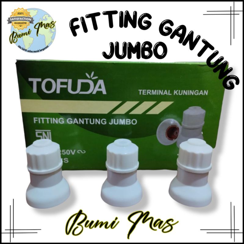Jual Fiting Gantung Jumbo / Fitting Gantung warna putih | Shopee Indonesia