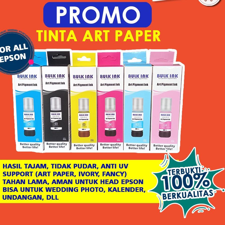 Jual [VJQ] Tinta Art Paper Epson L120 L3110 L3150 L5190 L1110 L1800 ...