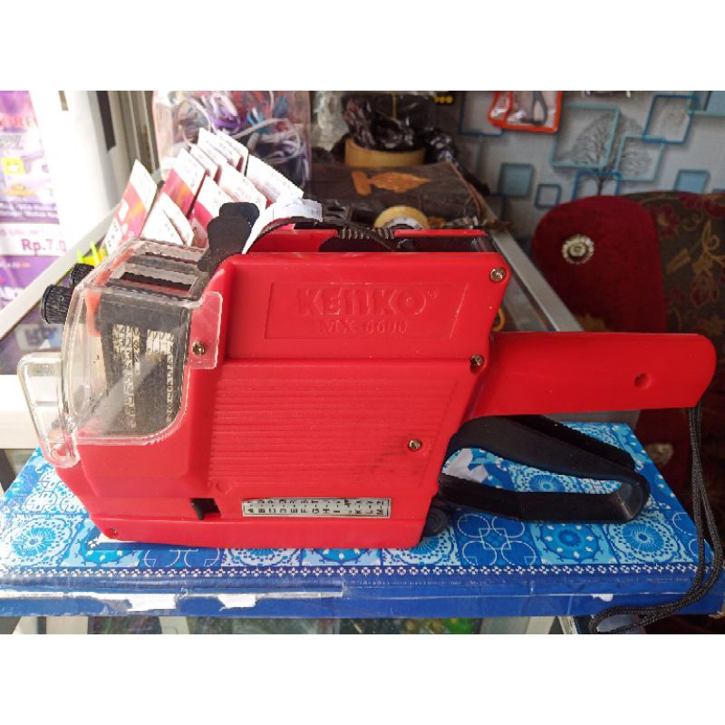 Jual MESIN LABEL HARGA 2 BARIS / KENKO /FREE KERTAS KUNING 2 ROL ...