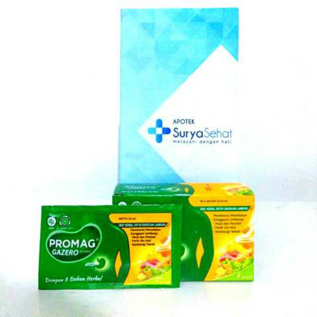 Jual Promag Gazero Herbal 15ml Sachet Kemasan Baru | Shopee Indonesia
