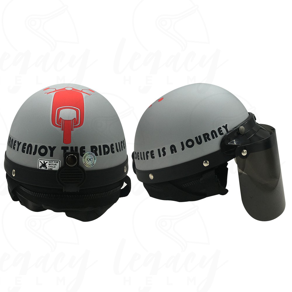 Jual Legacy Helm - Helm Chips Bogo Setengah Dewasa Motif Journey ...