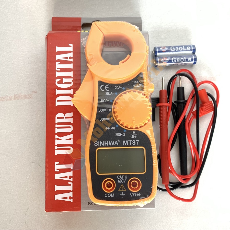 Jual Tang Amper Mini Digital Clamp Meter MT87 Tang Ampere | Shopee ...