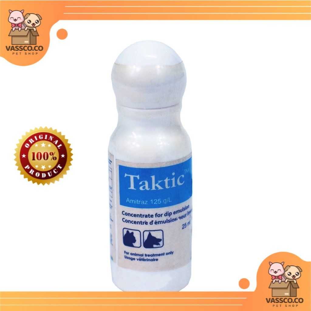 Jual Taktic Amitraz Obat Kutu Jamur Hewan 25 ml | Shopee Indonesia