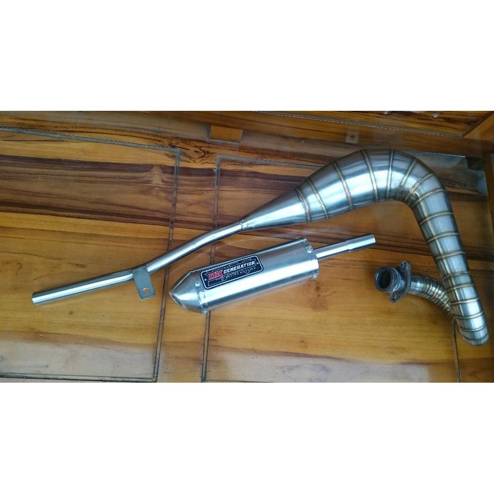 Jual Knalpot Suzuki Ts 125 Stainless Original Dx Generation Racing ...