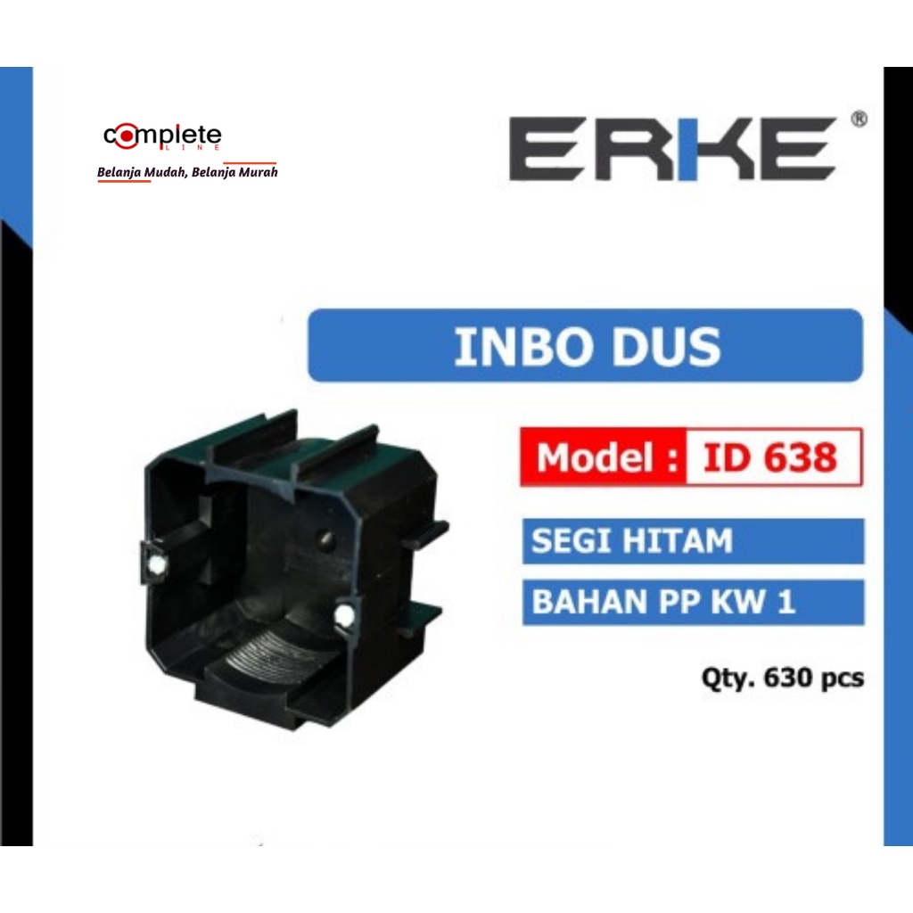 Jual Erke ID-638 Inbo Dus Hitam / Ib Dus / Embodus | Shopee Indonesia