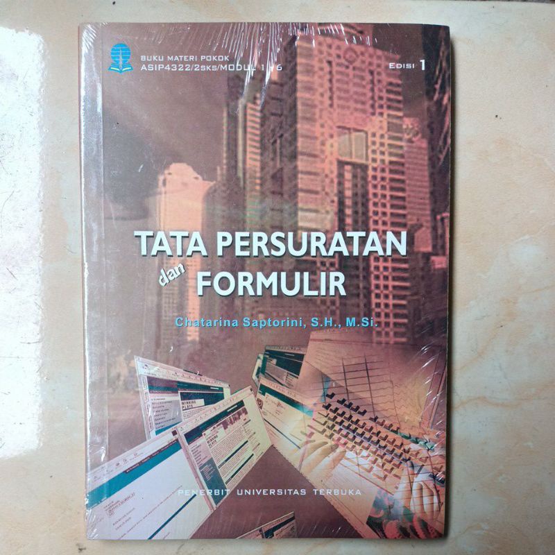 Jual TATA PERSURATAN DAN FORMULIR EDISI 1 ORIGINAL UNIVERSITAS TERBUKA ...