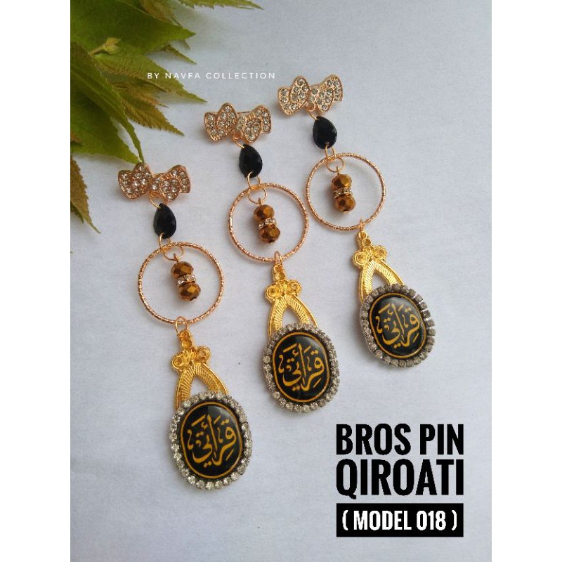 Jual BROS PIN QIROATI MODEL 018/BROS JILBAB LOGO CUSTOM | Shopee Indonesia