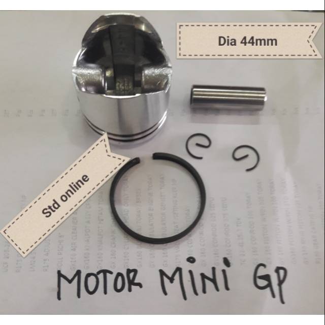 Jual Piston + ring motor mini SEHER MOTOR MINI GP TRAIL 44mm | Shopee ...
